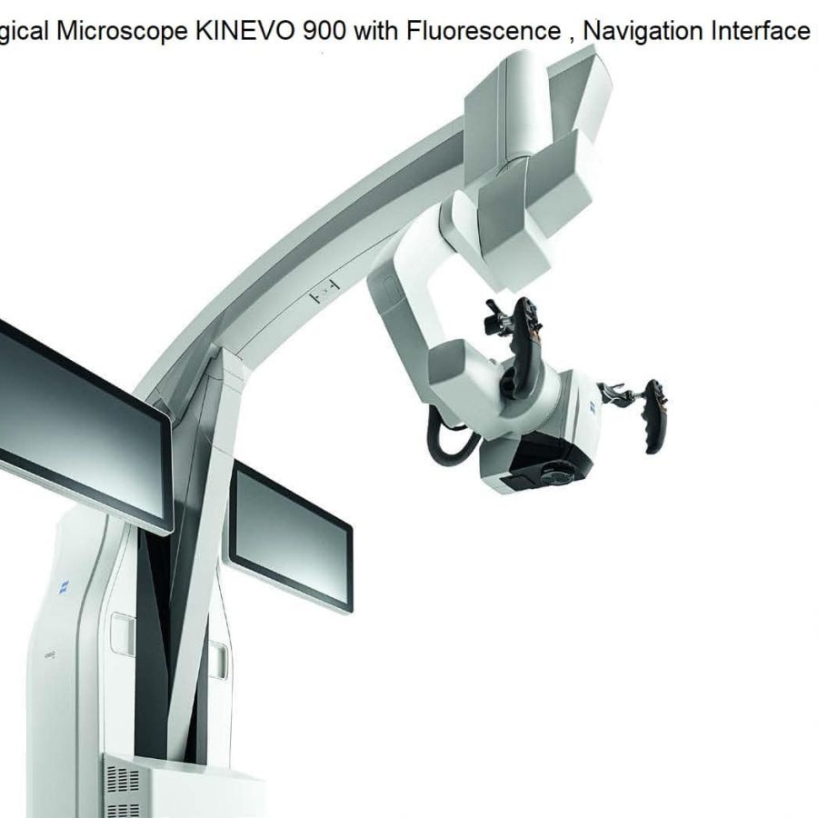 Carl Zeiss Surgical Microscope Kinevo 900 with Fluorescence, Navigation Interface And QEVO ...
